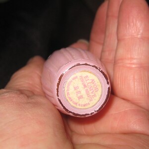 Collection of 7 Tiny Glass Perfume Bottles, Pink Purple Glass Avon ...