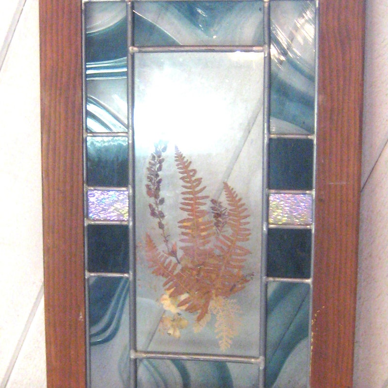Fern Glass Wall Panel - Etsy