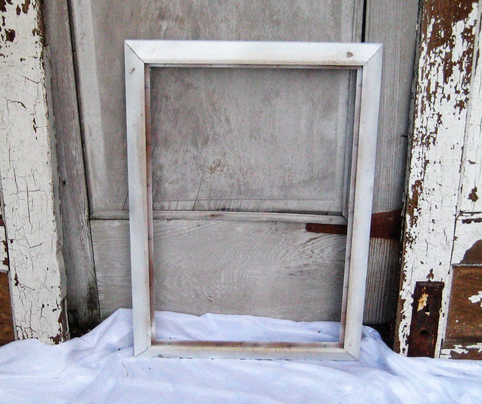 Antique Wood Picture Frame White Wooden Frame Carved Wood | Etsy