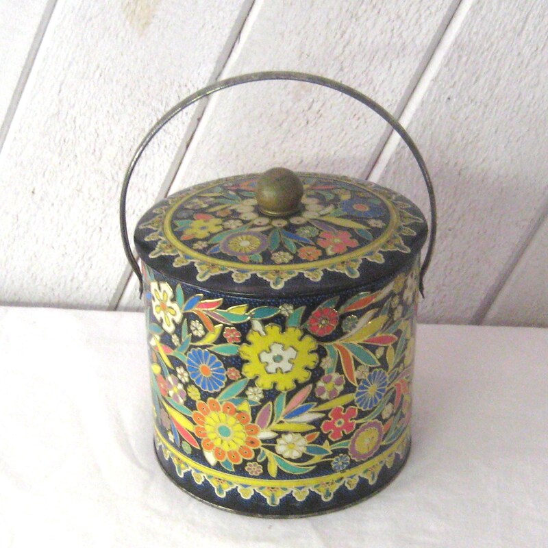 Floral Tin - Etsy