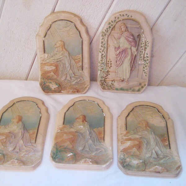 Chalkware Plaques - Etsy