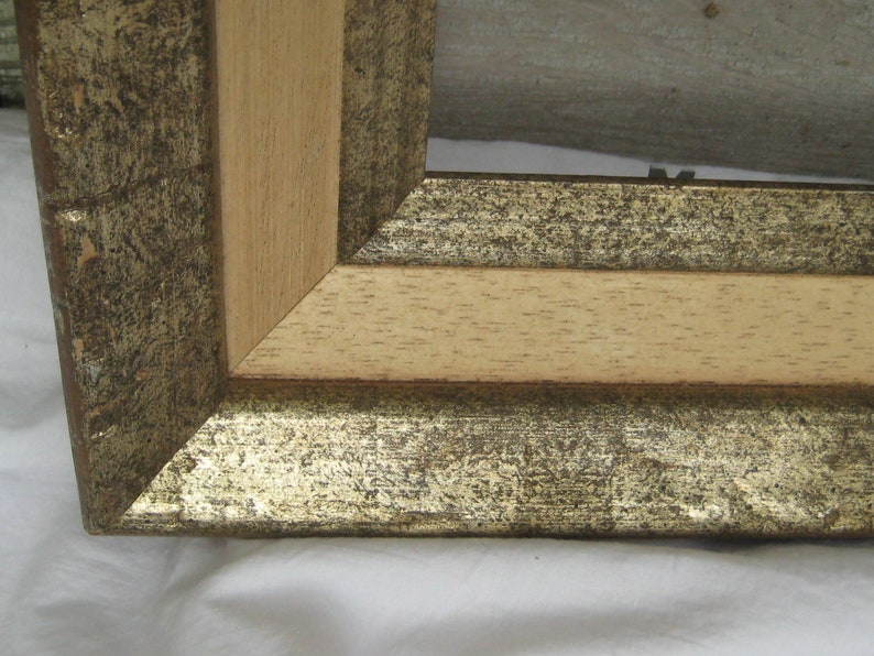 Vintage Gold Foil Wood Picture Frame 16 X 20 Inches Ornate | Etsy