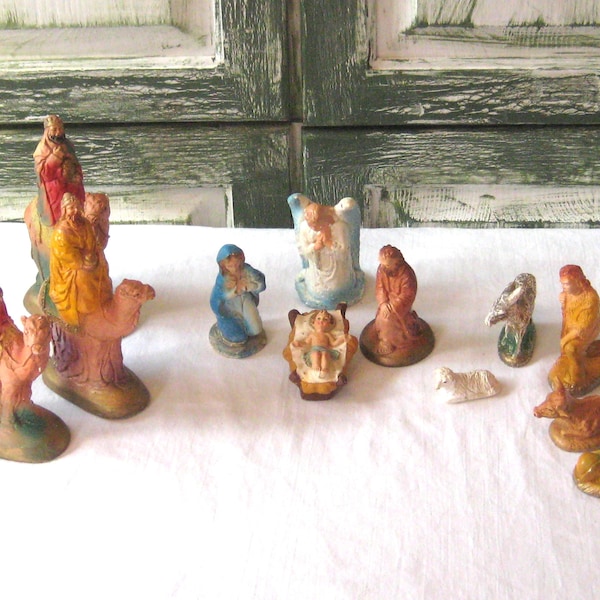 Antique Nativity Statues - Etsy