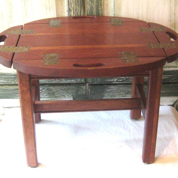 Antique Folding Table - Etsy
