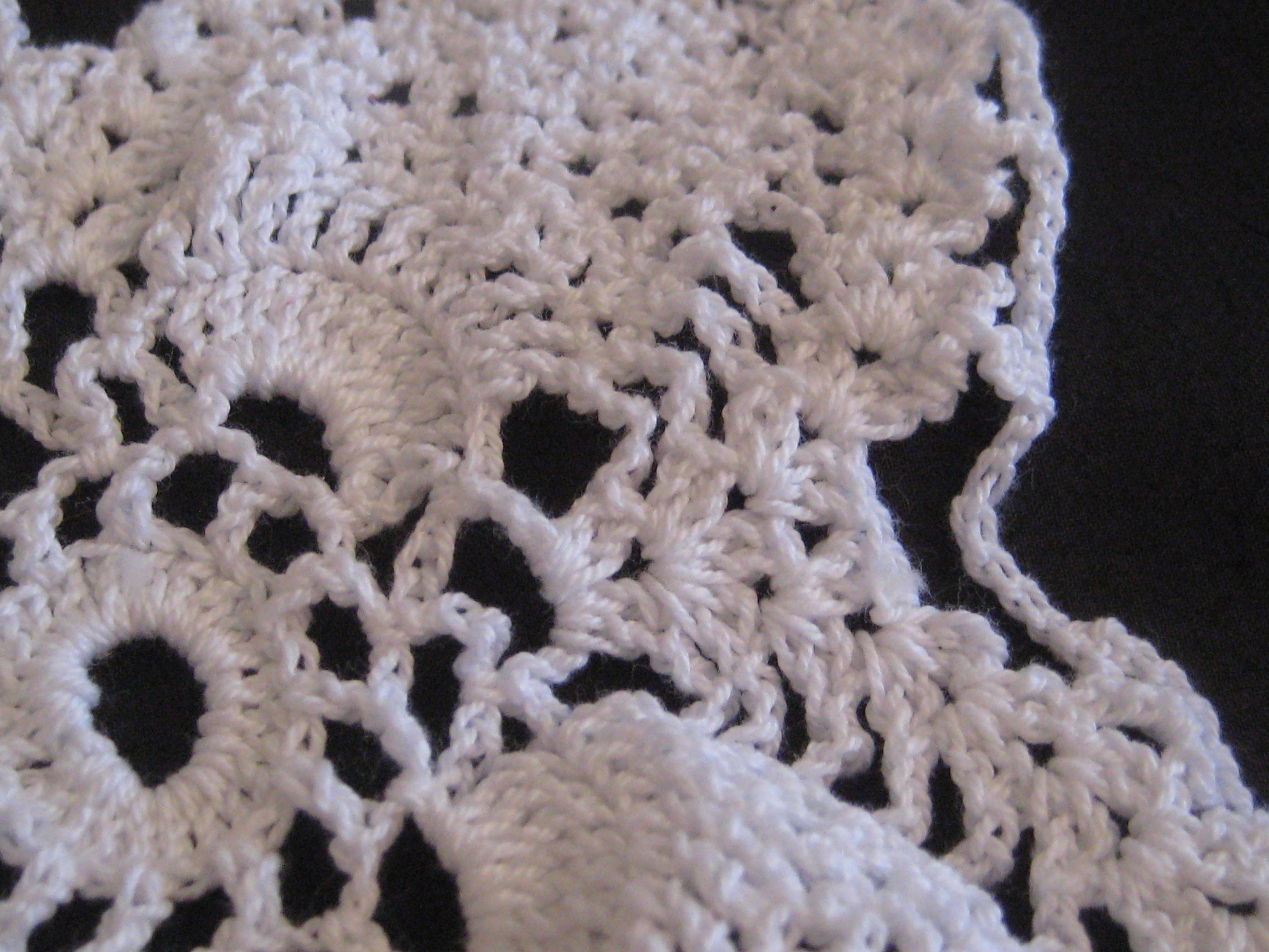 White Crochet Rectangle Table Cover Paper White Coverlet - Etsy