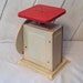 Antique Kitchen Scales Red Ivory Silver Polly Prim Food - Etsy