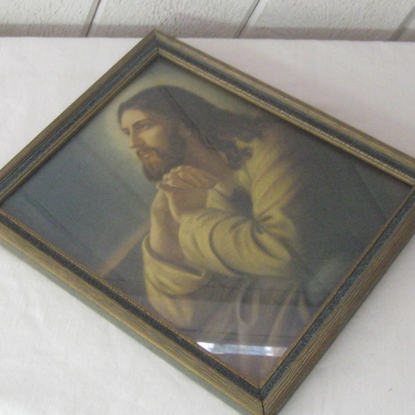 Antique Jesus Picture - Etsy