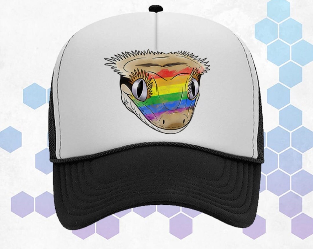 Pride Crested Gecko Hat - Etsy