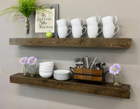 Modern Rustic Shelves
