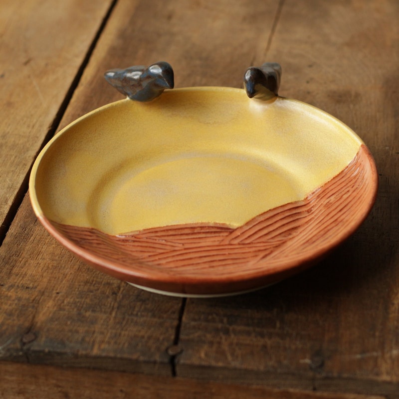 Pottery Bird Bath - Etsy