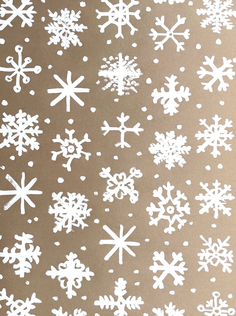 Wrapping Paper Hand Painted Hand Painted Wrapping Paper | Etsy