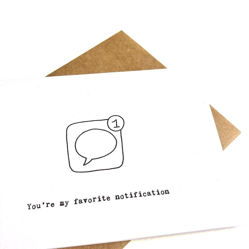 Friendship Card Notification Card You're My Favorite | Etsy