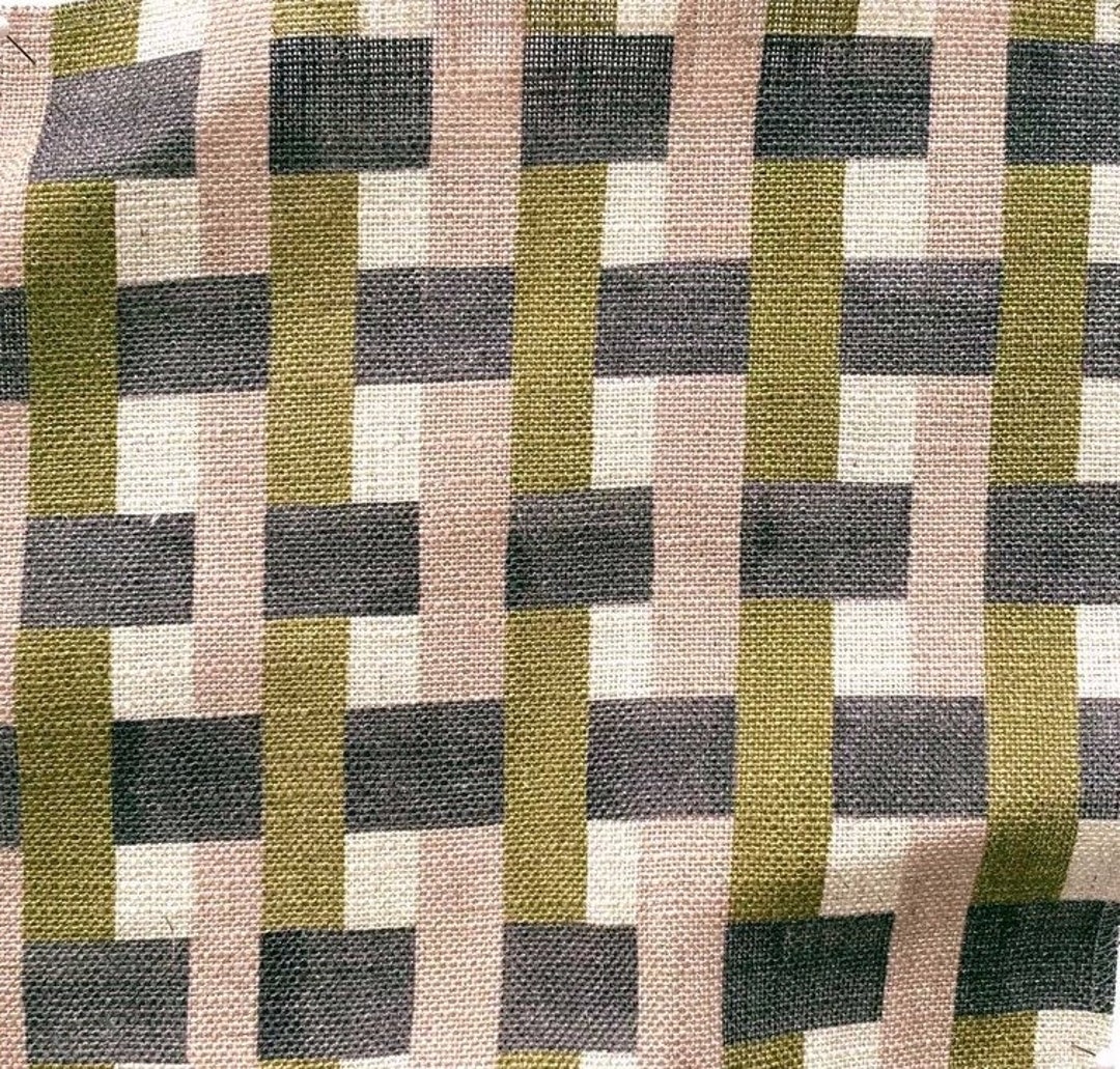 Anni Check Pillow Cover in Juniper - Etsy