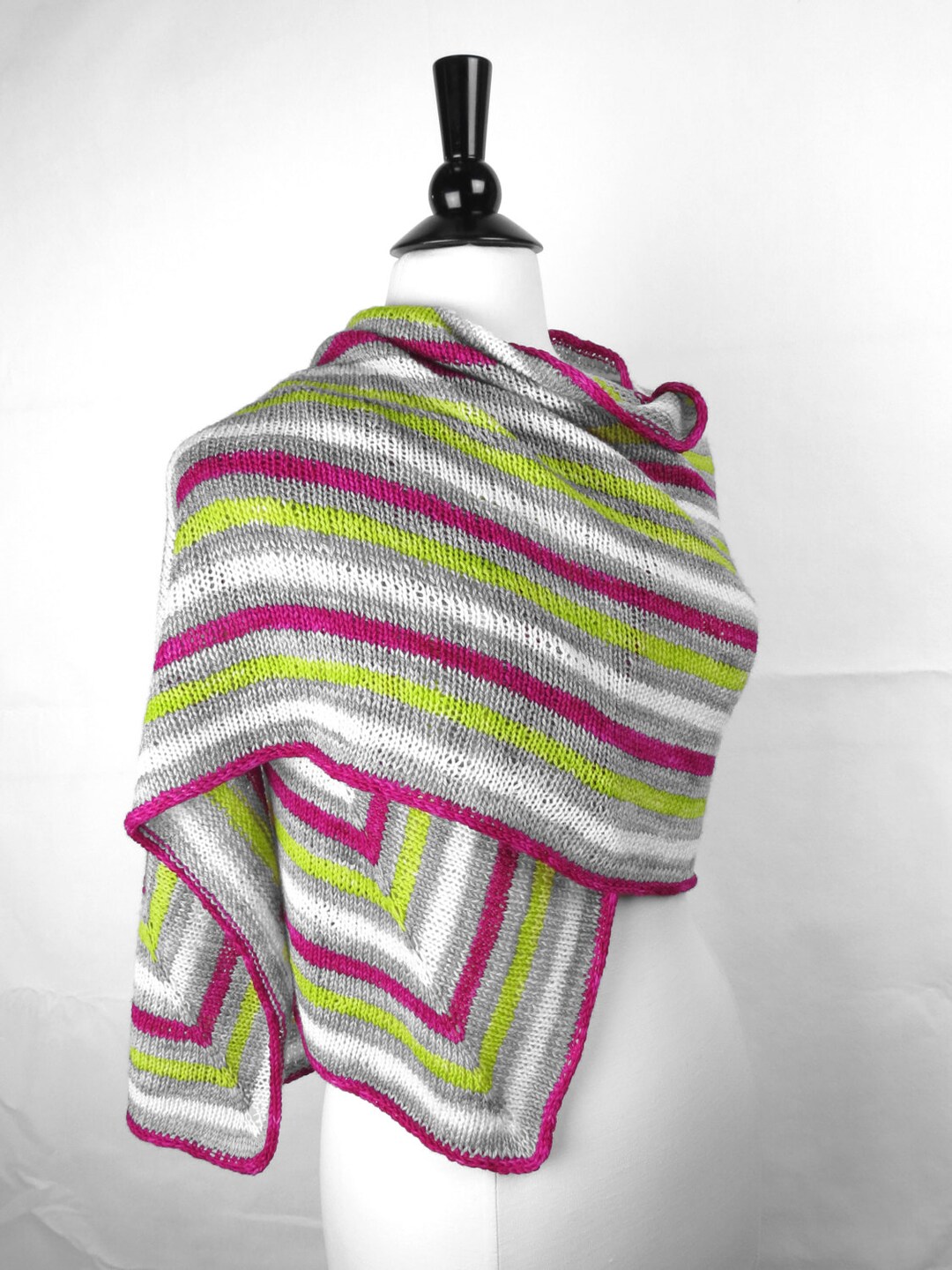 Raceway - Rectangular Knitted Shawl Pattern .pdf - Etsy