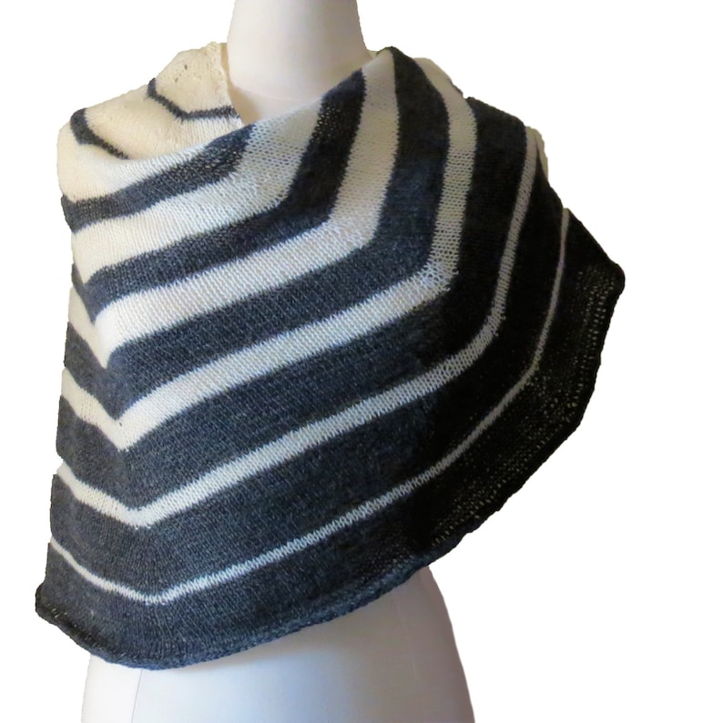 Sonar - Semi-circular Knitted Shawl Pattern .pdf - Etsy