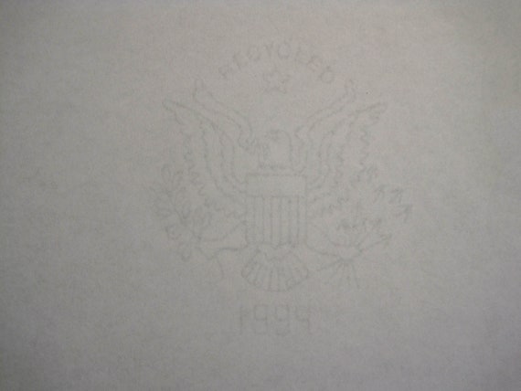 American Eagle Watermarked Paper 30 Sheets - Etsy