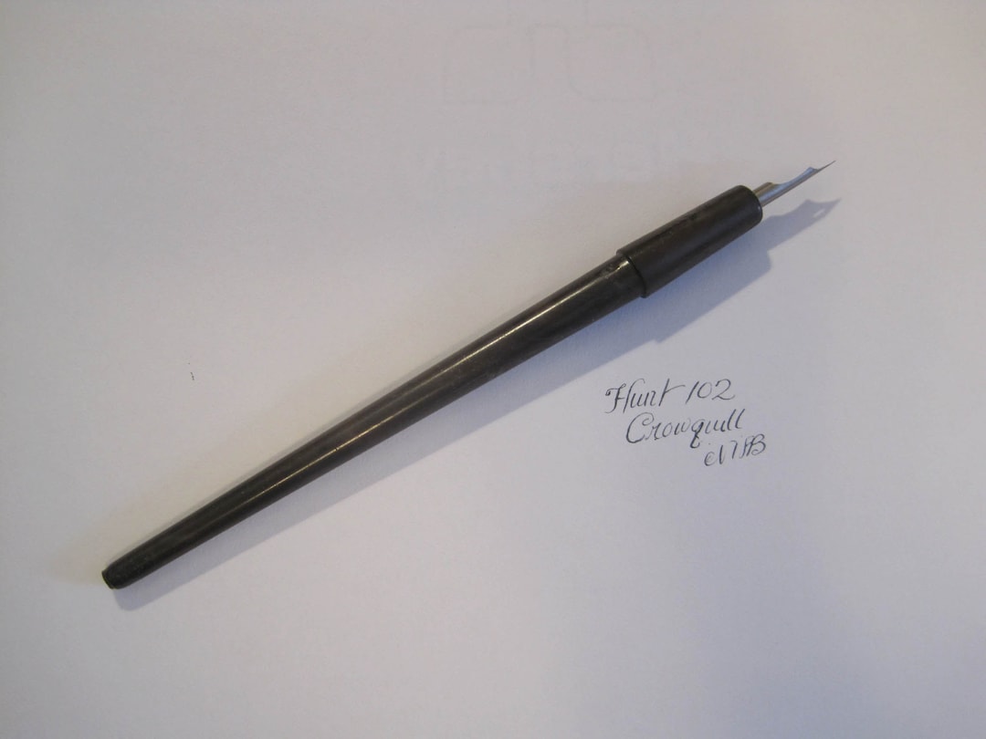 Crowquill Dip Pen Holders With a Hunt #102 Nib - Etsy
