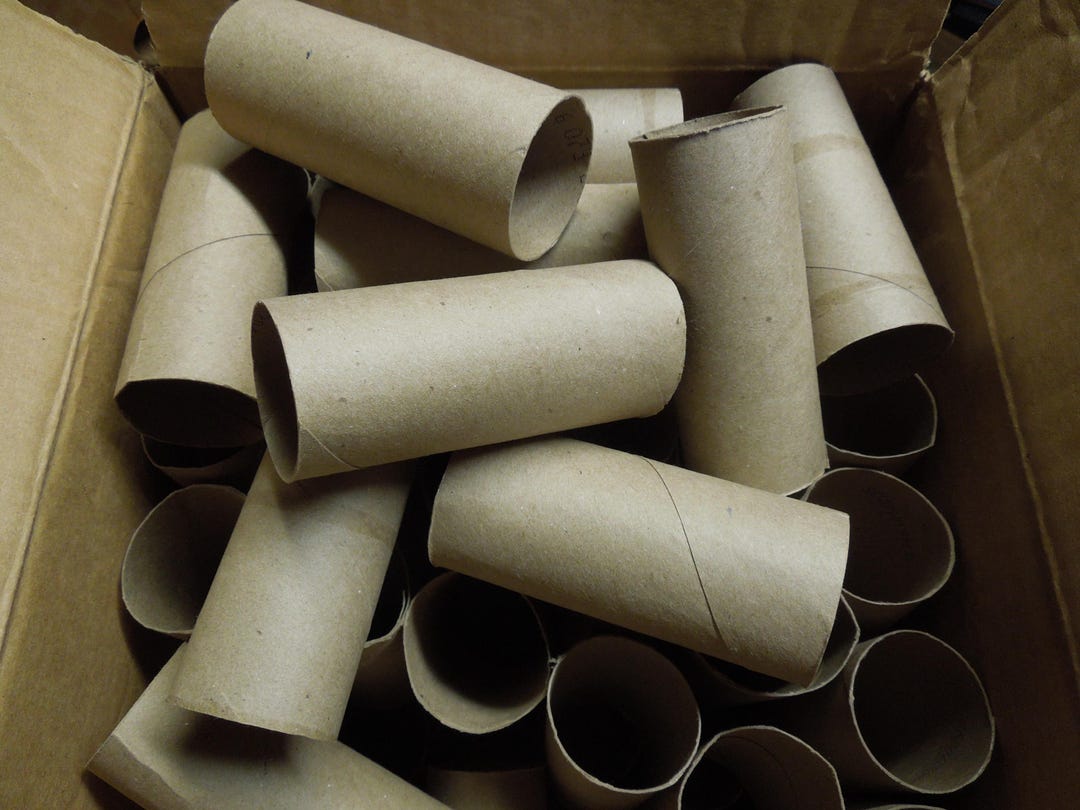 84 Cardboard Tubes, Toilet Tissue Rolls, Empty Cardboard Toilet Paper ...