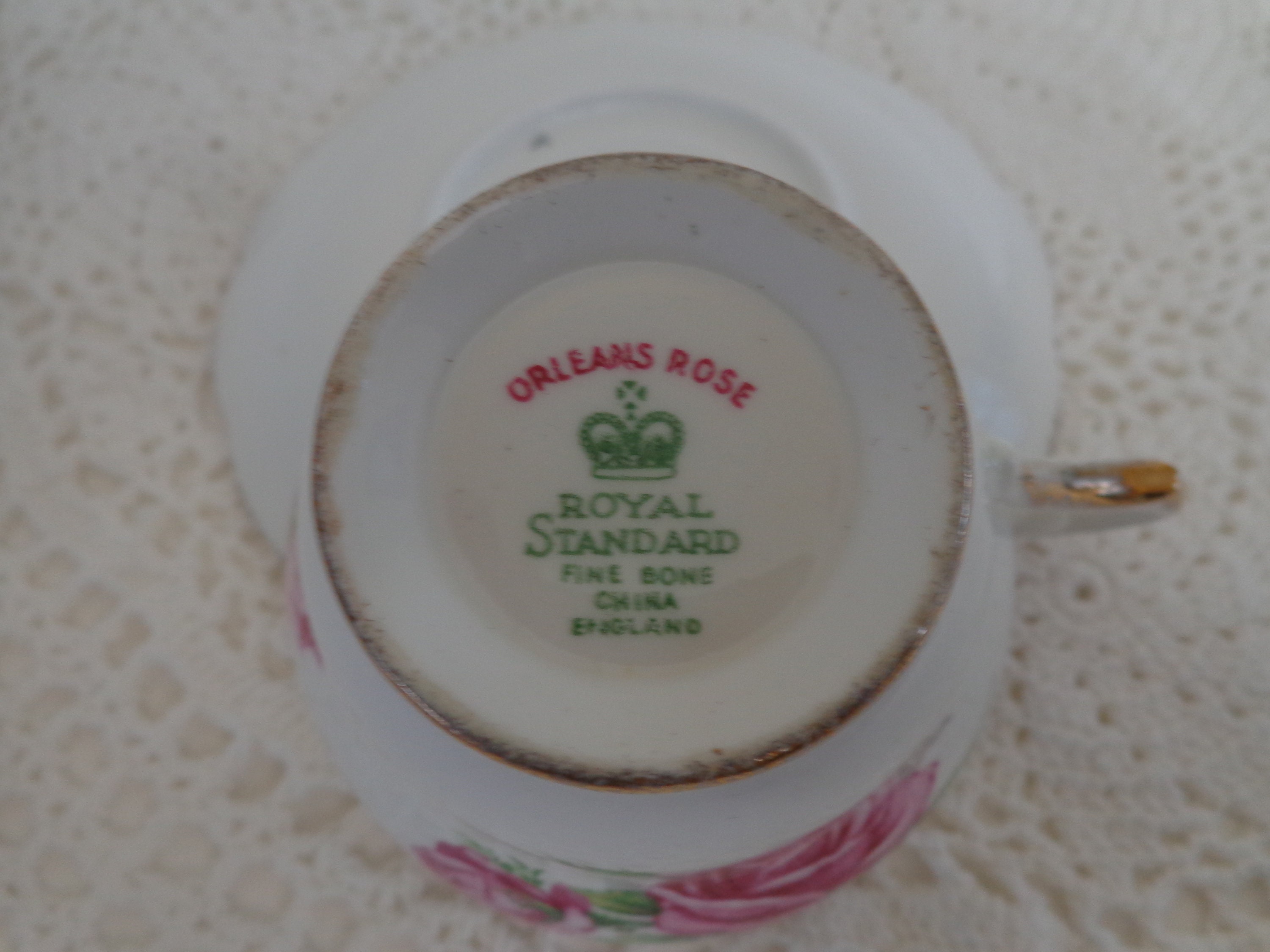 Vintage Royal Standard Fine Bone China Tea Cup and Saucer, orleans Rose ...
