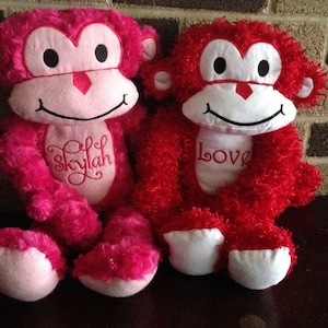 The Love Monkey Machine Embroidery Design in the Hoop ALL - Etsy