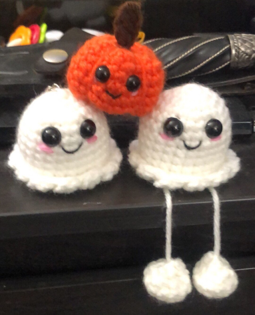 Crochet Pattern for Ghost Keychain or Shelf-sitter - Beginner Crochet ...