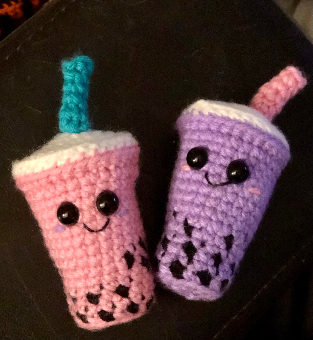 Crochet Pattern for Boba Keychain Beginner Crochet Pattern Small Easy ...