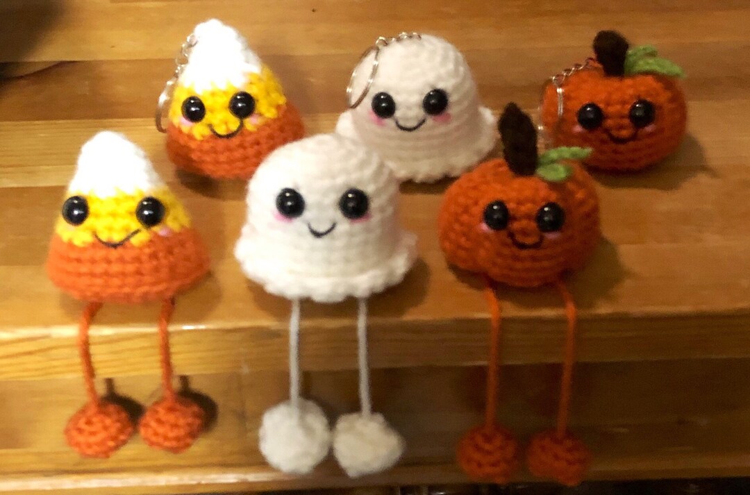 Crochet Pattern Halloween Pack / 3 PDF Patterns / Ghost, Candy Corn ...