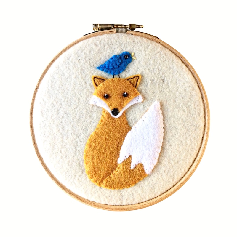 Fox Felt Applique - Etsy