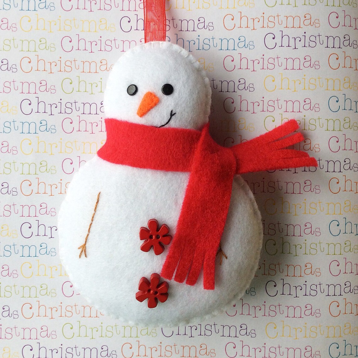 Snowman PDF Sewing Pattern Instant Download Easy to Sew - Etsy