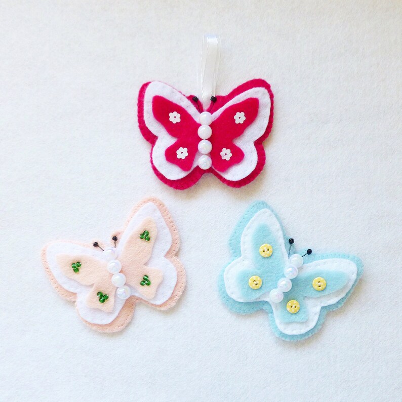 Felt Butterfly PDF Sewing Pattern Instant Download Easy to | Etsy