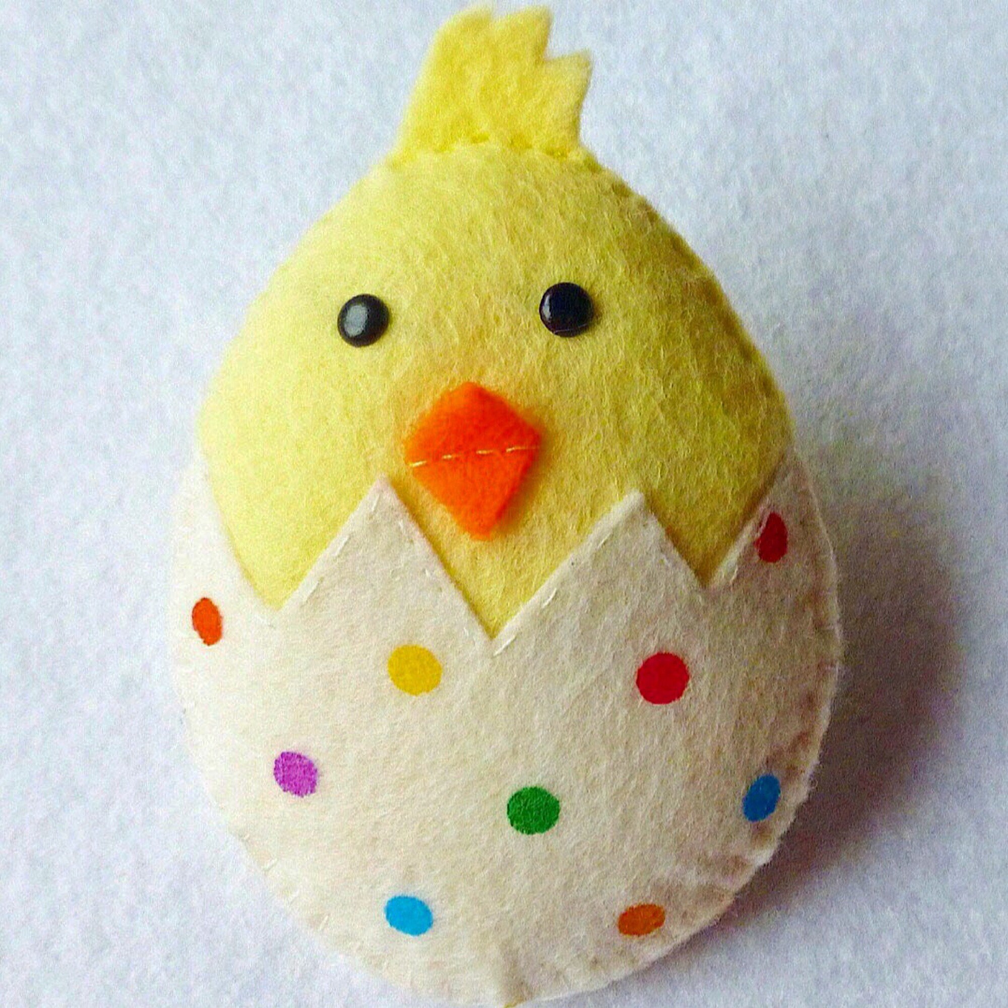 Easter Chick PDF Sewing Pattern Chick Ornaments Instant - Etsy Canada