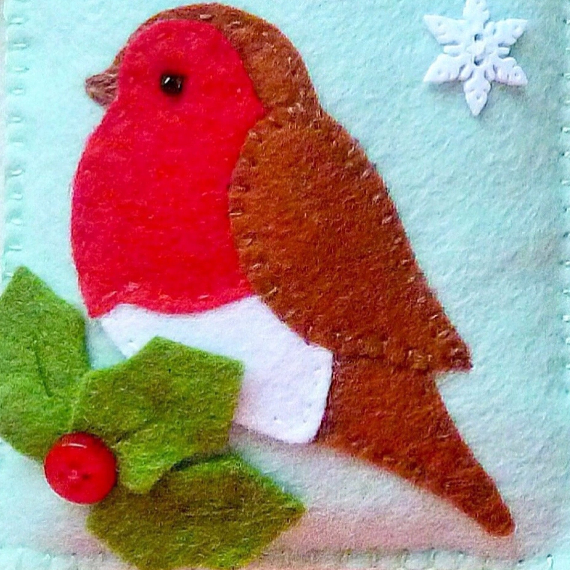 Felt Robin and Bird House PDF Sewing Pattern - Instant Download - Easy ...