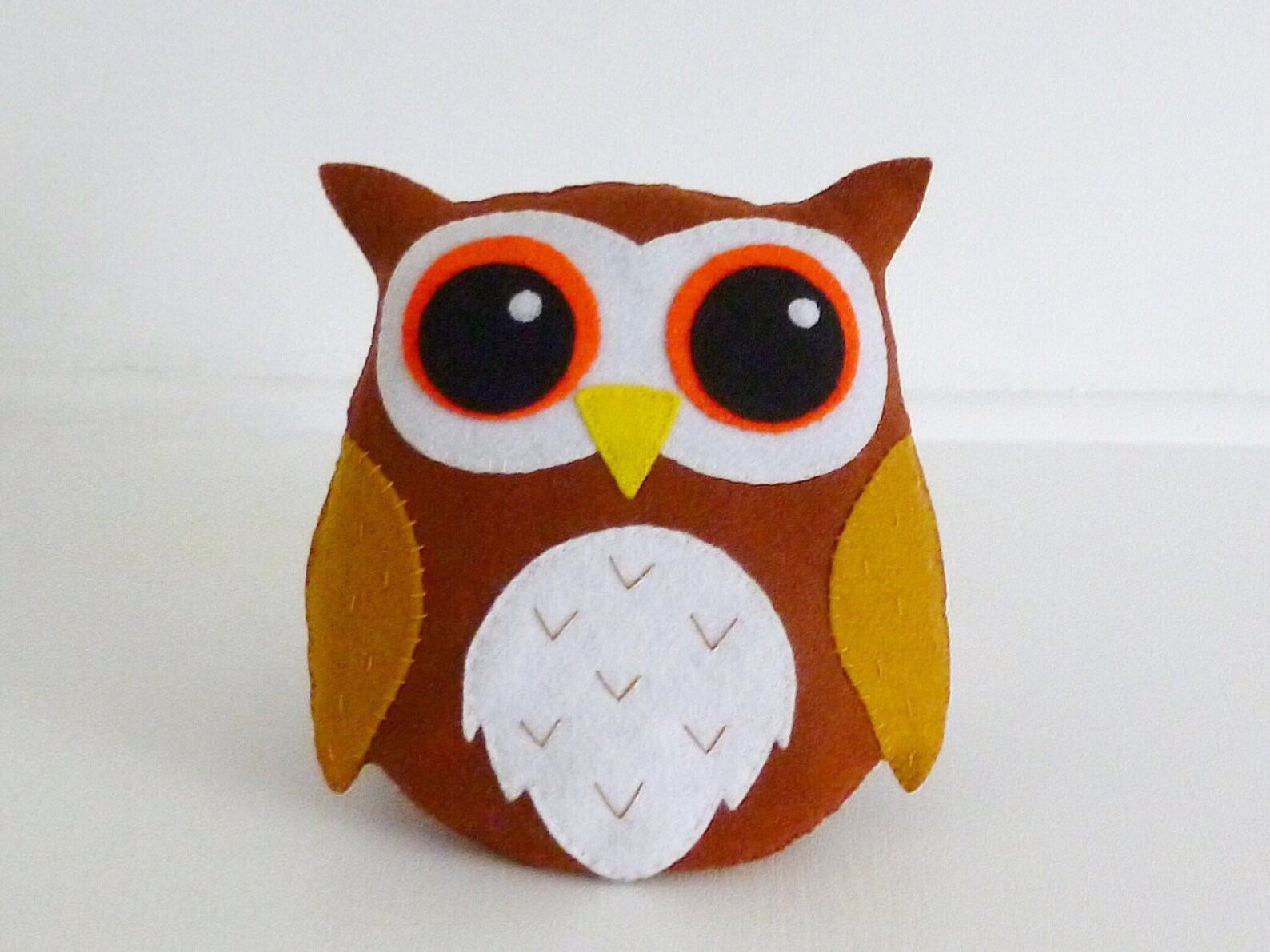 Hoot the Owl PDF Felt Sewing Pattern- Instant Download - Easy to Sew - Etsy
