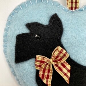 Scottie Dog Heart Ornament PDF Sewing Pattern - Felt Crafts - Easy to ...