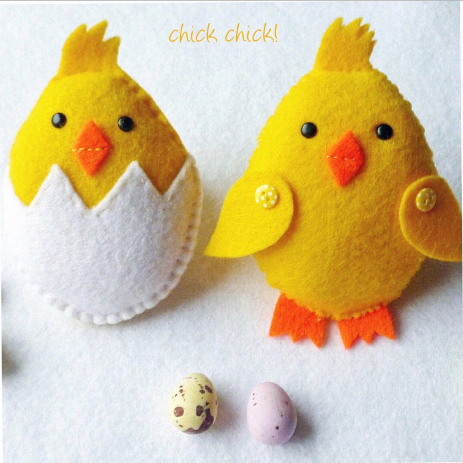Easter Chick PDF Sewing Pattern - Chick Ornaments- Instant Download ...