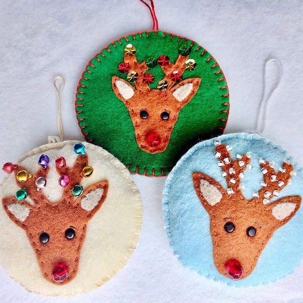 Felt Reindeer - Etsy