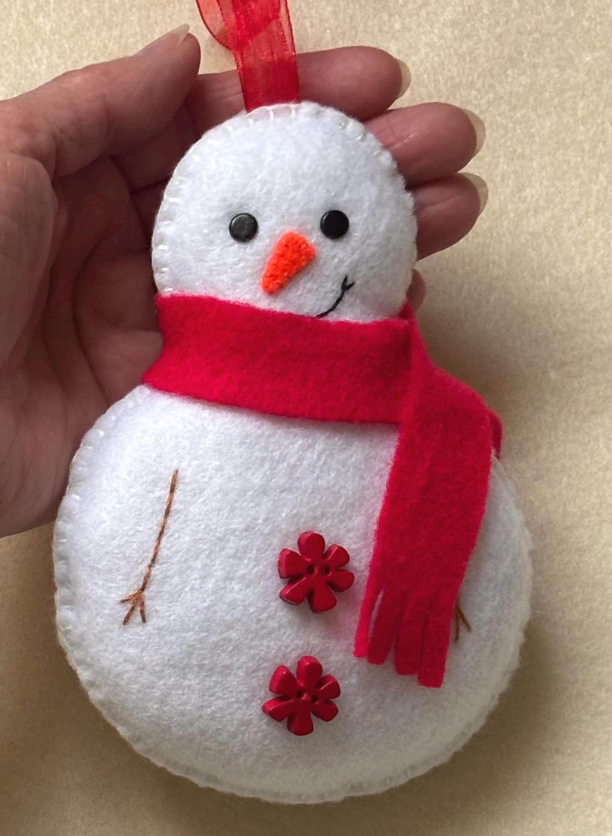 Snowman PDF Sewing Pattern- Instant Download - Easy to Sew - Etsy