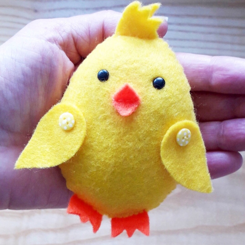 Easter Chick PDF Sewing Pattern Chick Ornaments Instant - Etsy UK