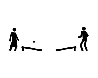 Cornhole Stick Figures - Etsy