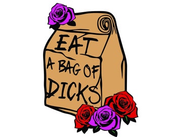 Eat a Dick Svg - Etsy