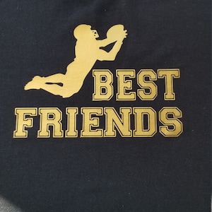Best Friend Football Shirt Set - Etsy