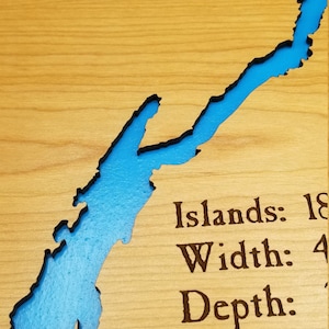 Lake George Cut Out Wooden Frame Sign - Etsy