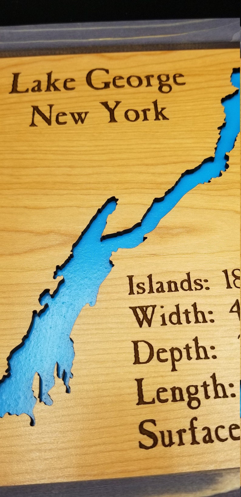 Lake George Cut Out Wooden Frame Sign - Etsy