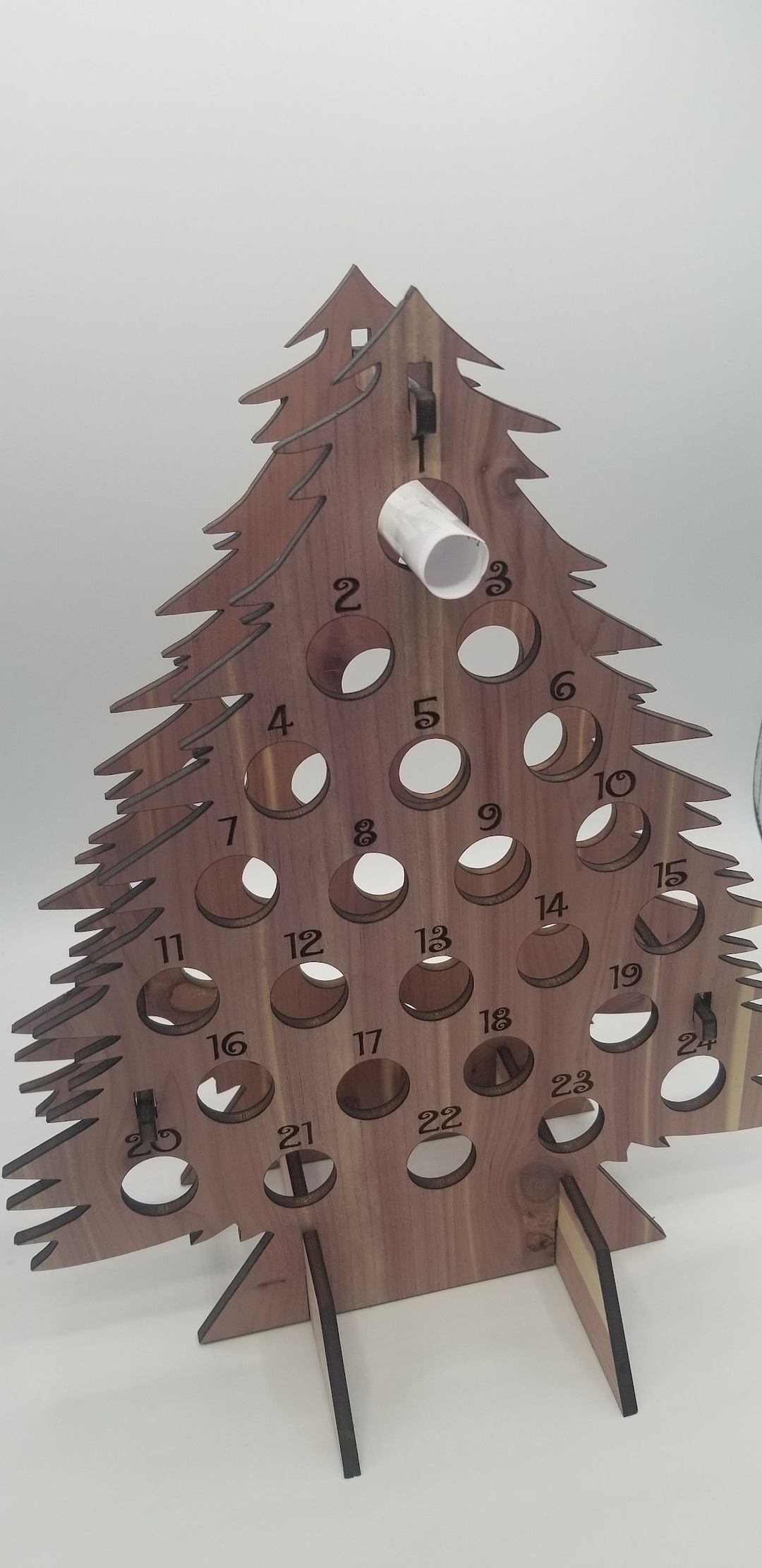 Pre Rolled Blunt Advent Calendar Cedar Plywood Tree - Etsy