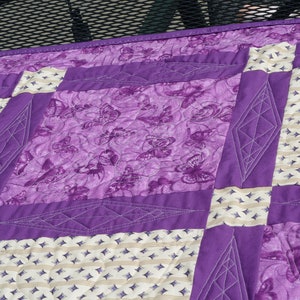 Funky Purple Quilt - Etsy