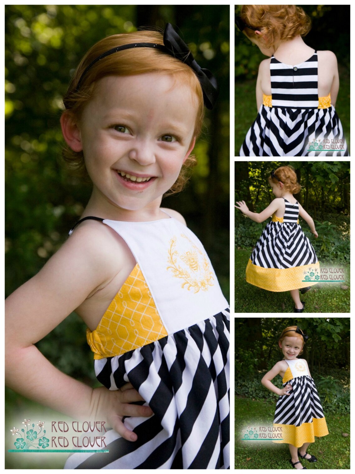 Hourglass Dress Girls' Summer Dress PDF Pattern - Etsy Canada