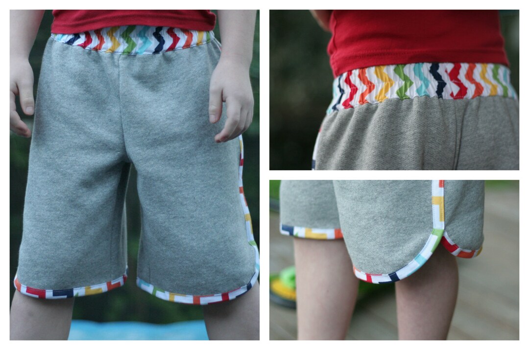 Sporty Shorts Unisex Short Pattern - Short and Long Length - PDF ...