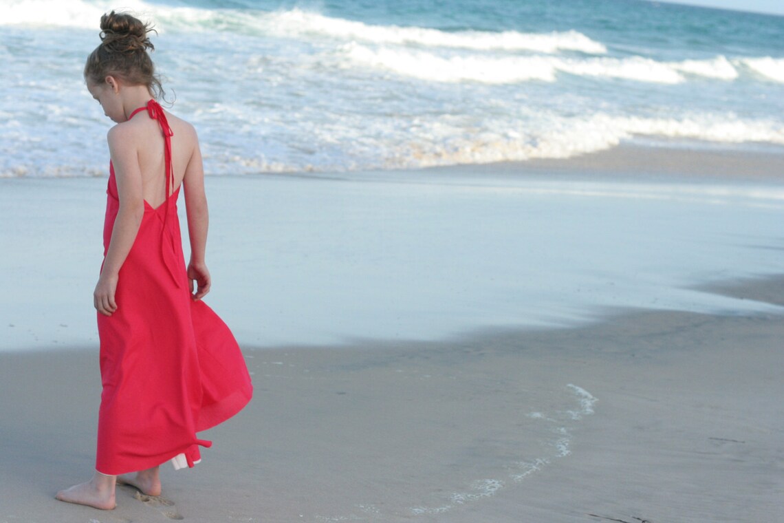 Windswept Maxi Dress Pattern - PDF Pattern - Child Sizing (3 to 12 ...