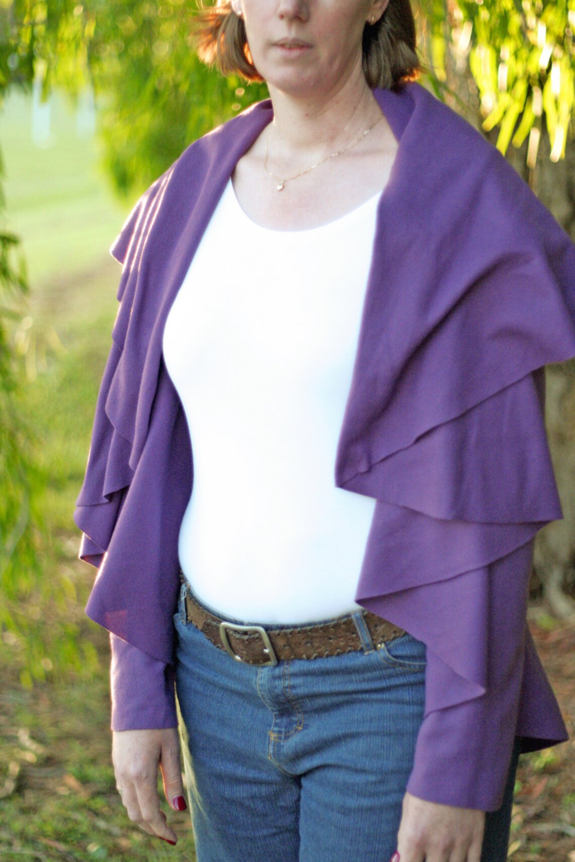 Komorebi Wrap Jacket Pattern PDF Pattern Ladies' - Etsy Australia