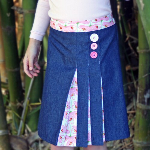 Origami Pleated Skirt Pattern PDF Pattern - Etsy